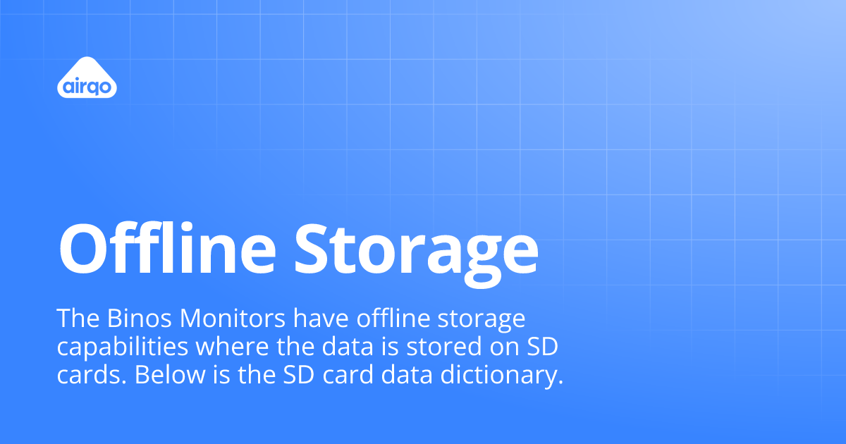 Offline Storage | AirQo API reference